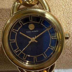 Tory Burch | Accessories | New Tory Burch Gold And Blue Womens Watch ...